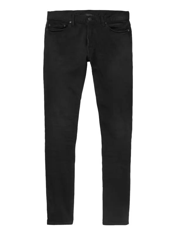 John Elliott The Cast 2 Skinny-fit Stretch-denim Jeans - Black