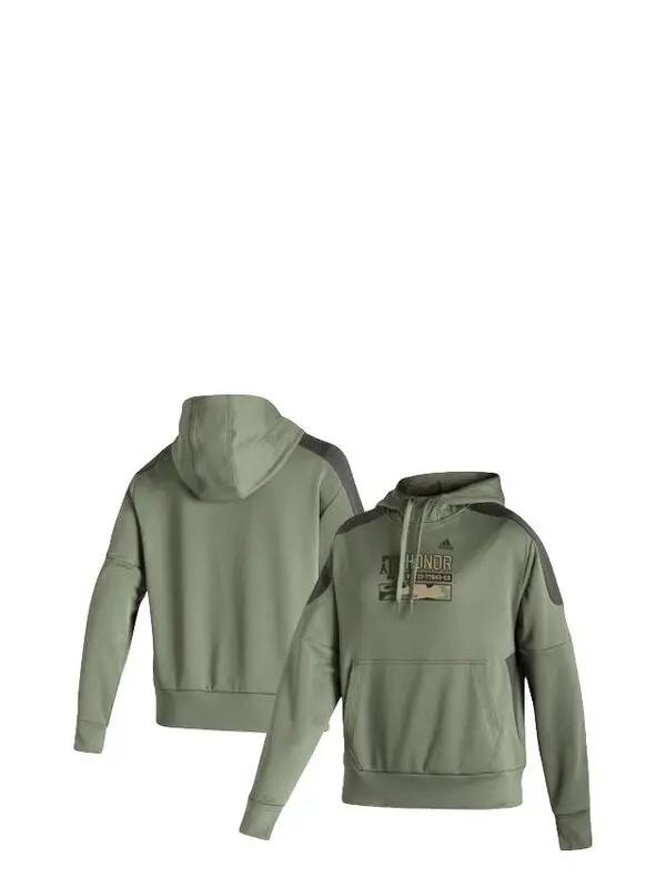 Adidas Texas A&m Aggies Salute To Service Military Appreciation Pullover Hoodie - Olive