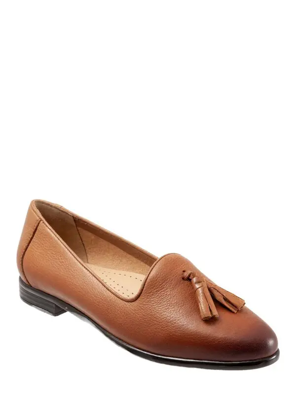 Trotters Liz Tassel Loafer - Luggage