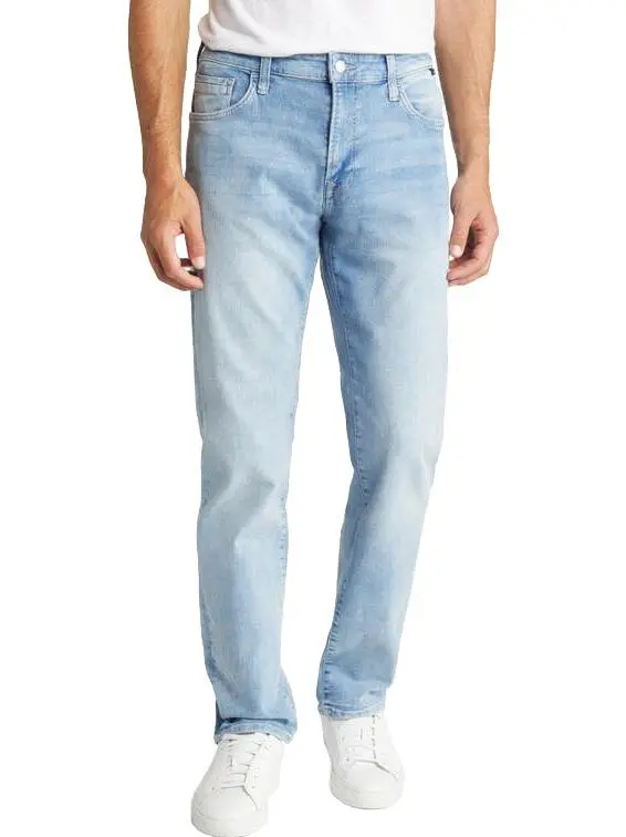 MAVI Zach Straight Leg Jeans - T Foggy Feather Blue