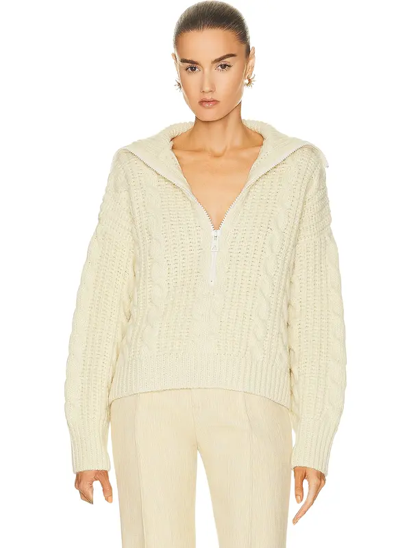 Bottega Veneta Cable Knit Sweater - Bone