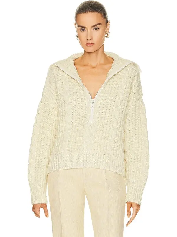 Bottega Veneta Cable Knit Sweater - Bone