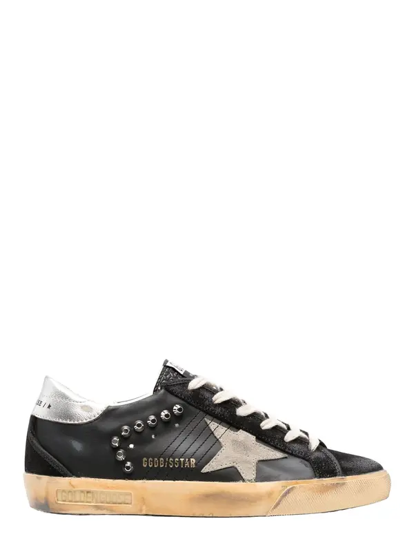 GOLDEN GOOSE Super-star Low-top Sneakers - Black