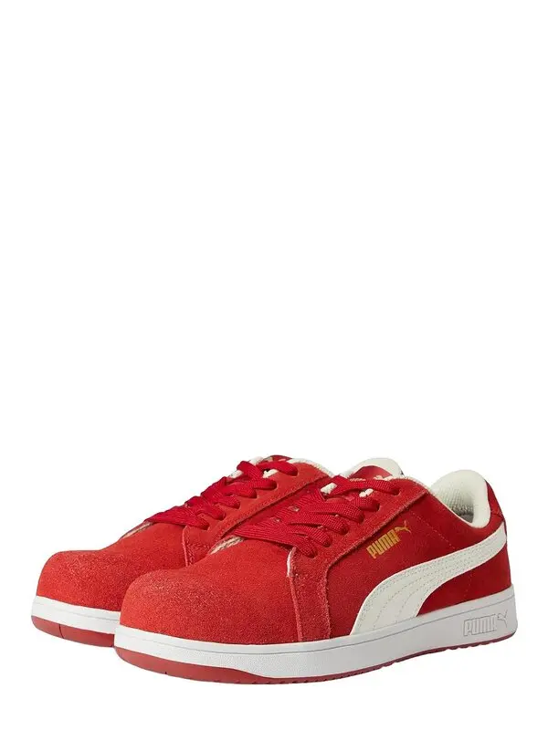 PUMA SAFETY Iconic Suede Low Top Sneakers - Red