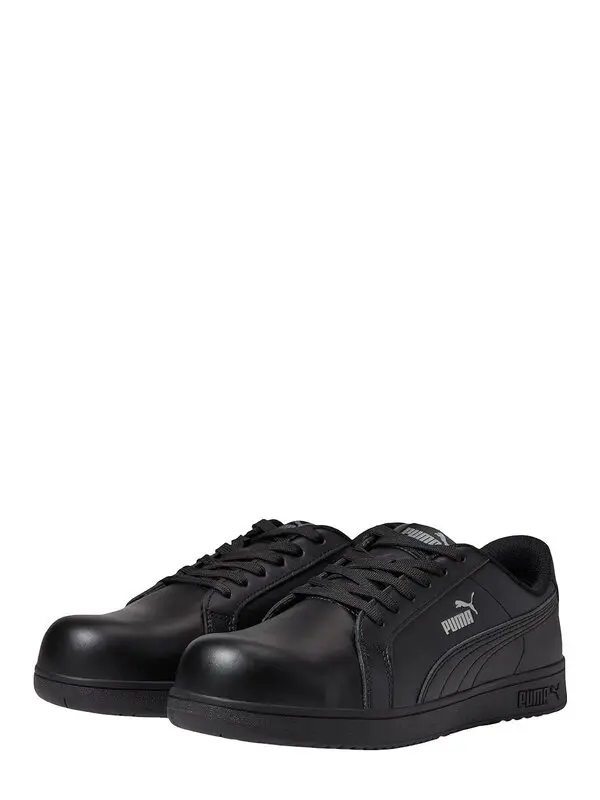 PUMA SAFETY Iconic Leather Low Astm Sd Sneakers - Black