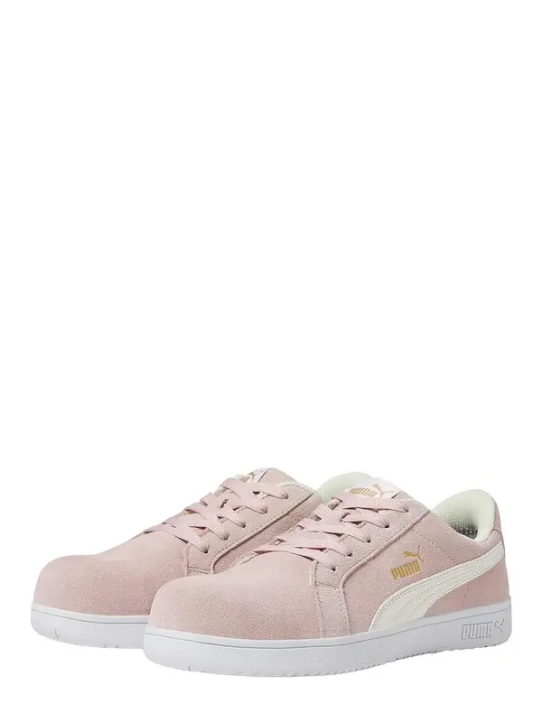 PUMA SAFETY Iconic Suede Low Top Athletic Shoes - Pink