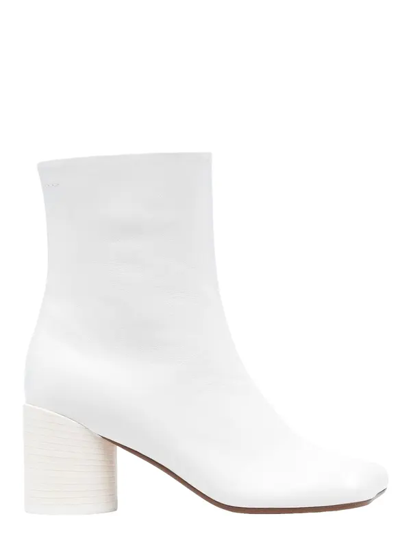 MAISON MARGIELA Anatomic 70mm Leather Boots - White