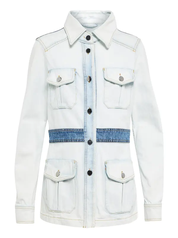 Dorothee Schumacher Denim Patchwork Jacket - Blue