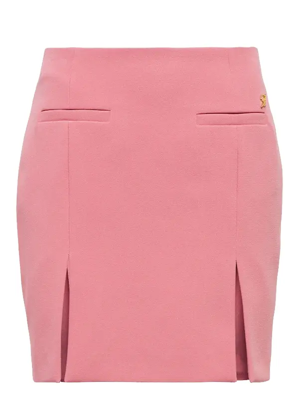 Blumarine Crêpe Miniskirt - Pink