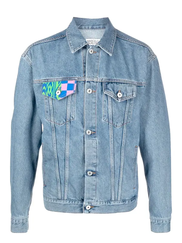 COUNTY OF MILAN Marcelo Burlon Denim Jacket - Blue