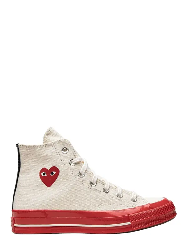 CONVERSE X Cdg Play Chuck 70 High Sneakers - White