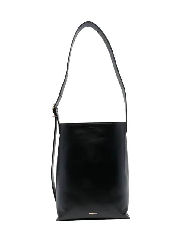 JIL SANDER Cannolo Tote Bag - Black