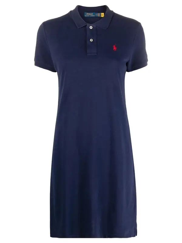 Polo Ralph Lauren Polo Pony Short-sleeved Dress - Blue