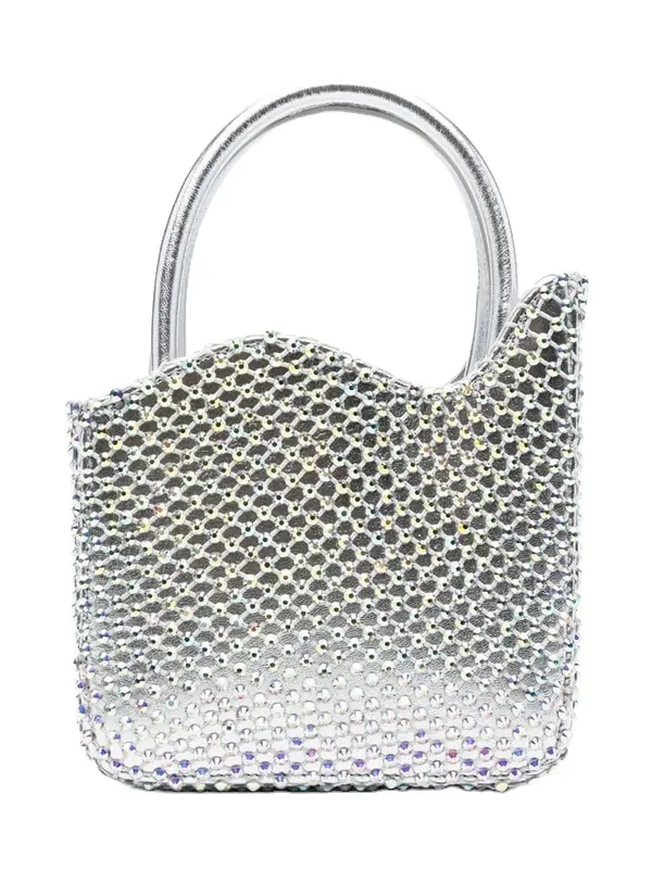 LE SILLA Ivy Micro Crystal Bag - Silver