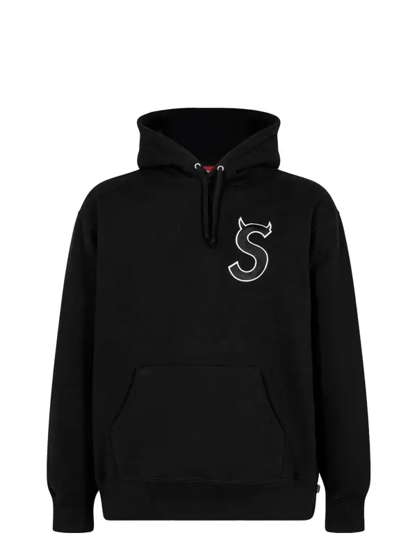 Supreme Logo Hoodie - Black