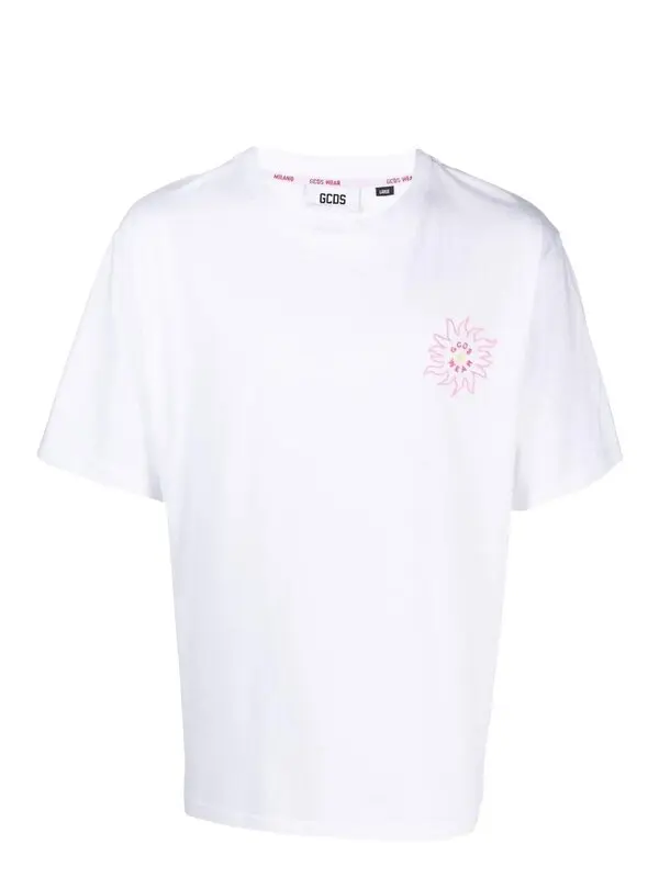 Gcds Rear Logo-print Detail T-shirt - White
