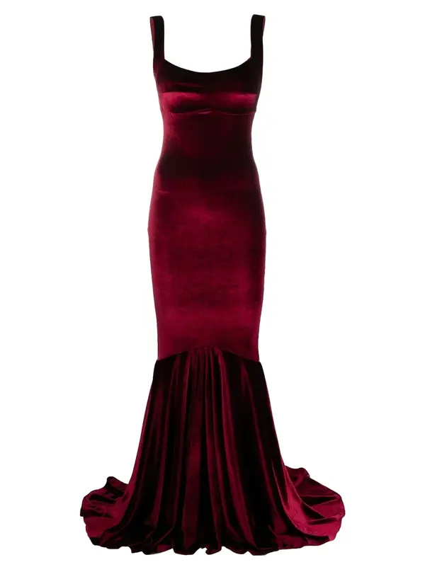 ATU BODY COUTURE Velvet Gown - Red
