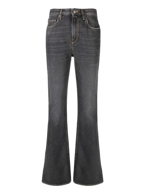 GOLDEN GOOSE High-rise Flared Jeans - Black