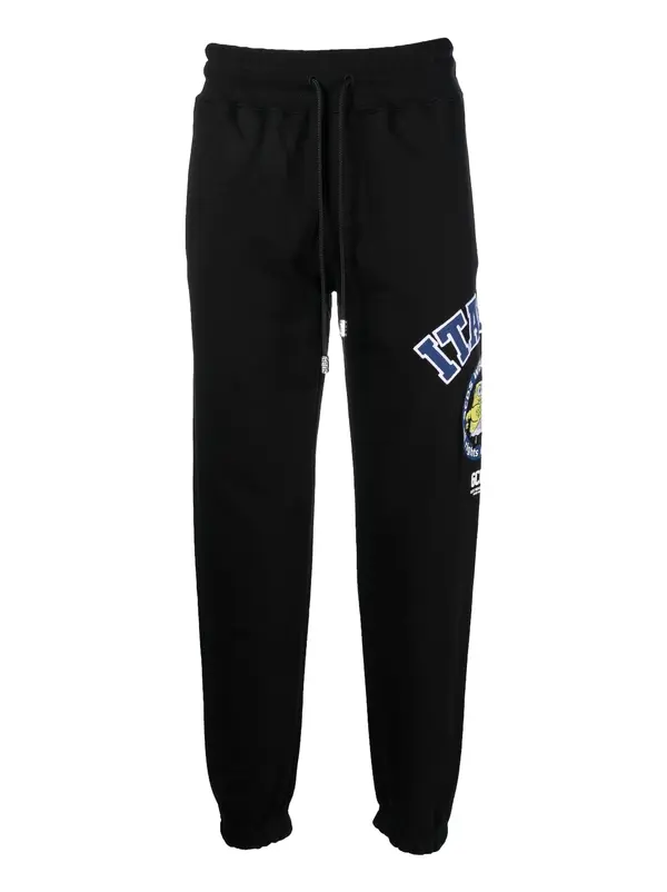 Gcds Graphic-print Sweatpants - Black