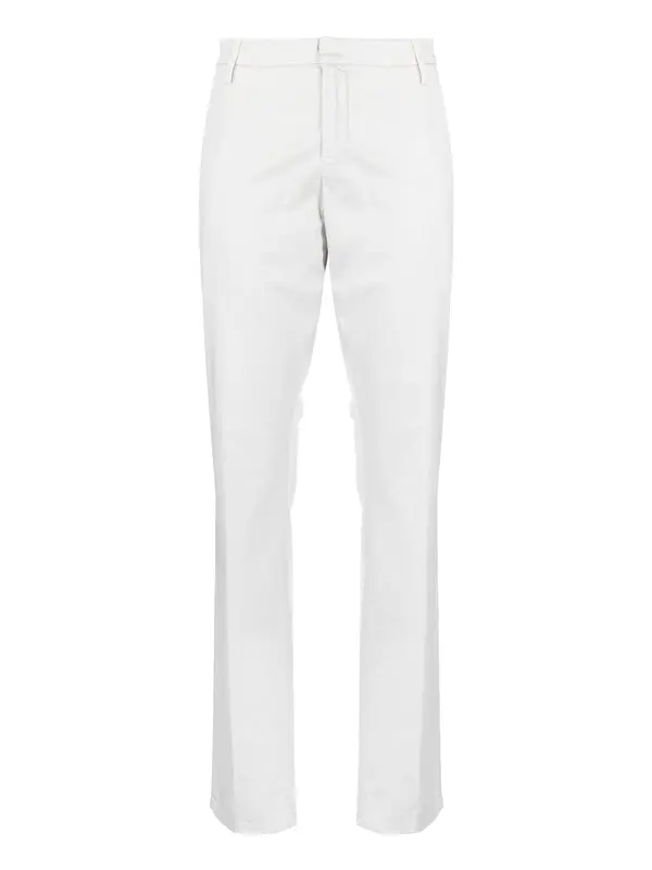 DONDUP Straight-leg Chino Trousers - Grey