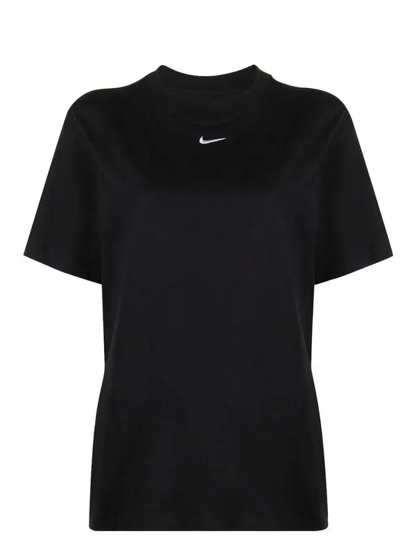 Nike Swoosh Logo-print T-shirt - Black