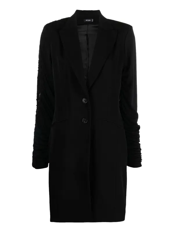 Atlein Wool Blazer Dress - Black