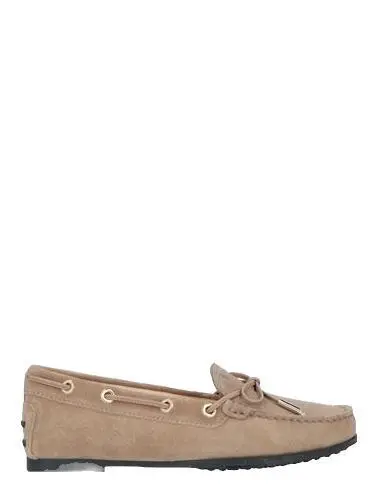 TOD'S Loafers In Leather - Beige