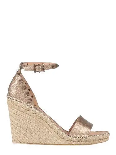 Valentino Garavani Espadrille Wedge Sandals - Grey