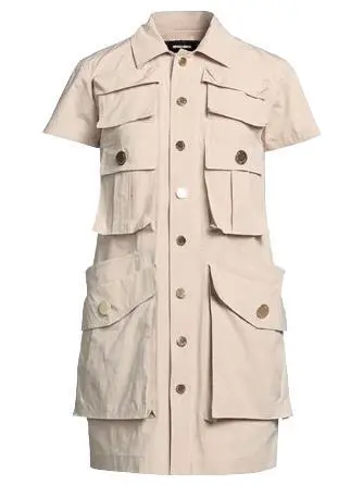 Dsquared2 Mini Shirt Dress - Beige
