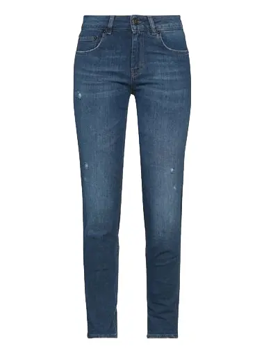 ANIYE BY Straight-leg Jeans With Distressed Detail - Blue