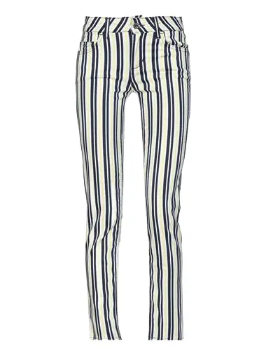 LIU •JO Striped Skinny Trousers - Yellow
