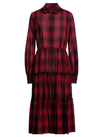 Dsquared2 Midi Shirt Dress - Red