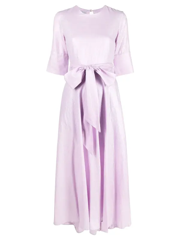 BARUNI Danica Flared Maxi Dress - Purple