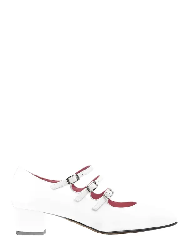 CAREL Kina 40mm Pumps - White