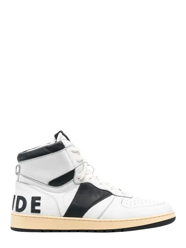Rhude Rhecess Smooth High-top Sneakers - White
