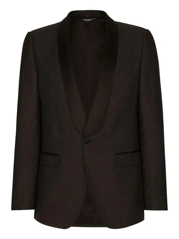 Dolce & Gabbana Martini-fit Tuxedo Suit - Black