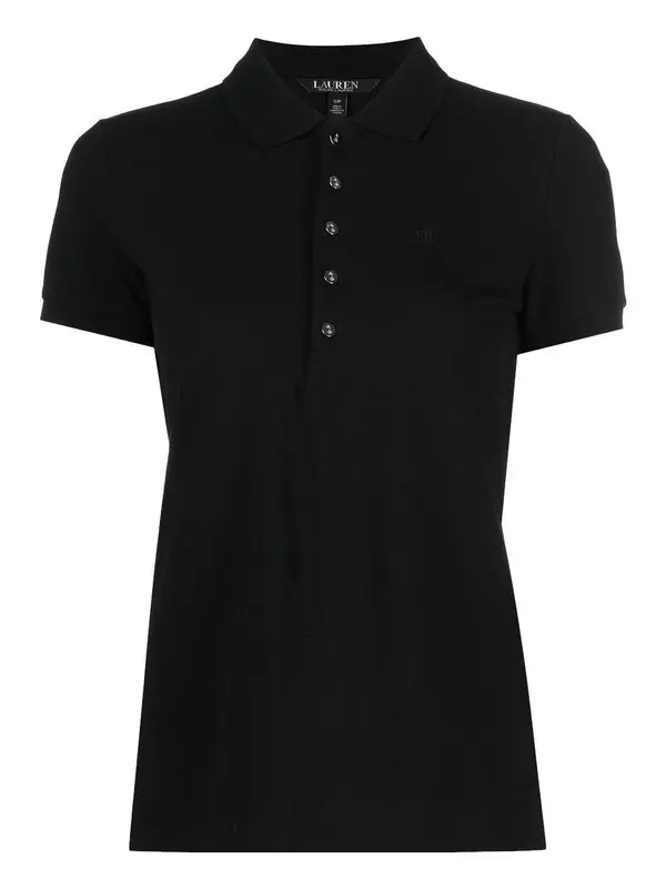 Ralph Lauren Embroidered Logo Polo Shirt - Black