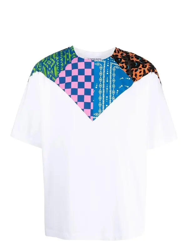 COUNTY OF MILAN Mix&match Printed T-shirt - White