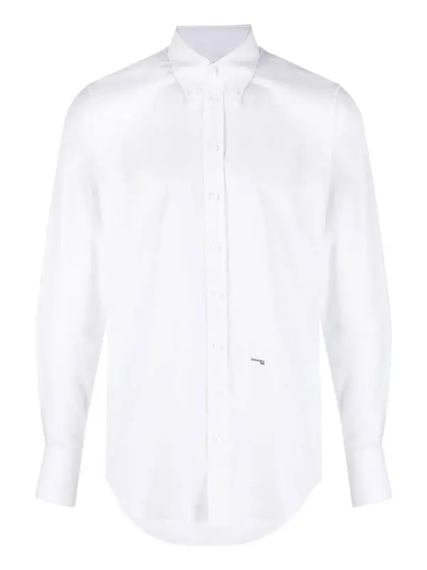 Dsquared2 Logo-detail Button-up Shirt - White