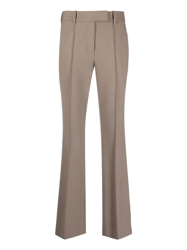 Helmut Lang Tailored Bootcut Trousers - Neutrals