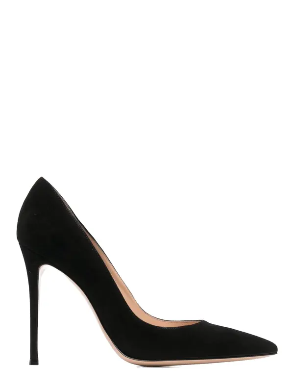 GIANVITO ROSSI 105mm Suede Pumps - Black