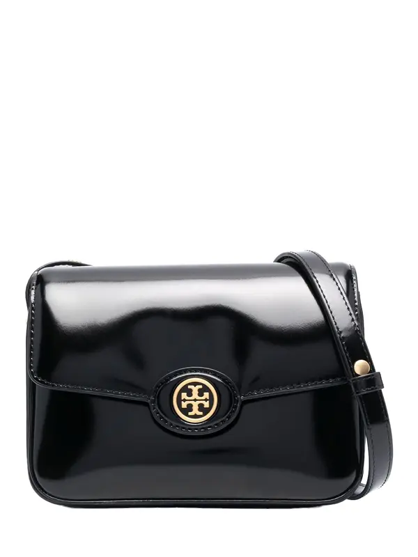 Tory Burch Logo-plaque Crossbody Bag - Black