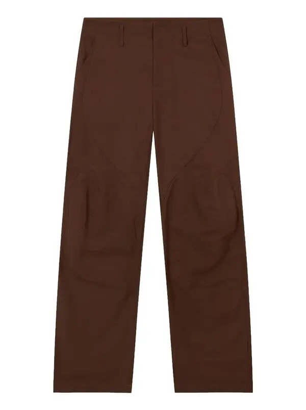 POST ARCHIVE FACTION Straight-leg Trousers - Brown