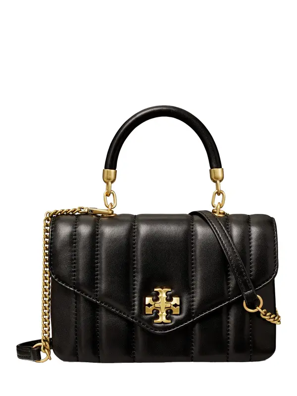 Tory Burch Mini Kira Top Handle Bag - Black