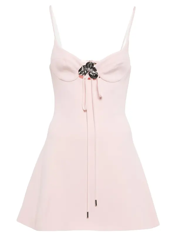 David Koma Embellished Minidress - Pink