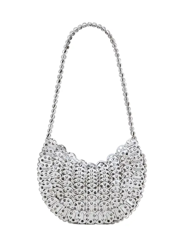 Rabanne Moon 1969 Shoulder Bag - Silver