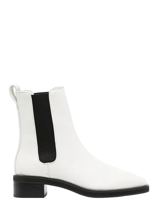 Senso Milan Two-tone Ankle Boots - White