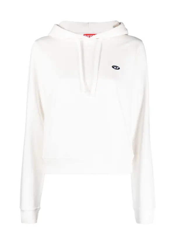 DIESEL® Logo-patch Hoodie - White