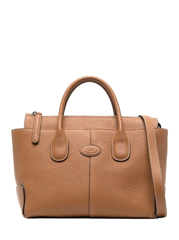 TOD'S Leather Tote Bag - Brown