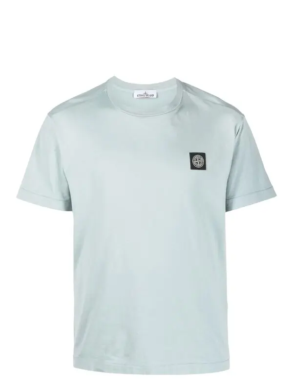 Stone Island Logo-patch Short-sleeve T-shirt - Blue